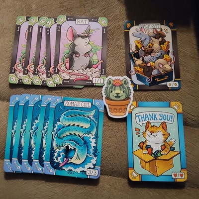 5 of Each Rin and Seri // Cat and Dog Tokens for Magic the Gathering - Etsy