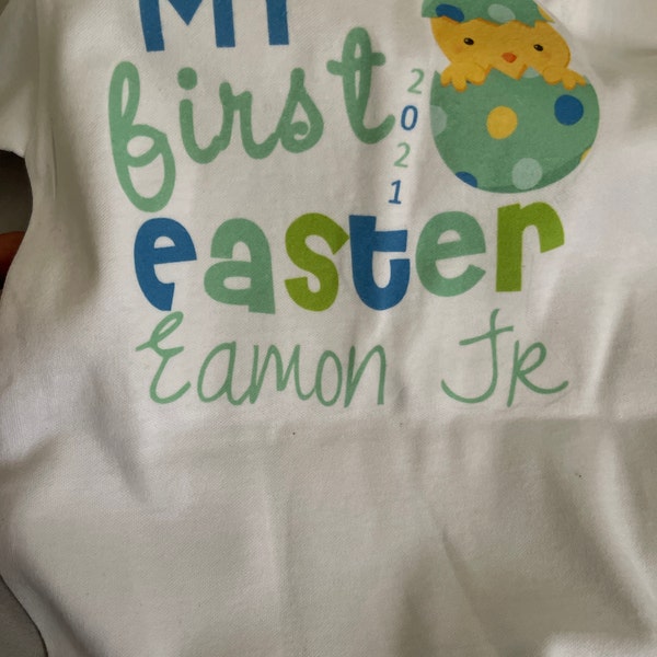 First Easter Shirt , Personalized First Easter Shirt , First Easter ...