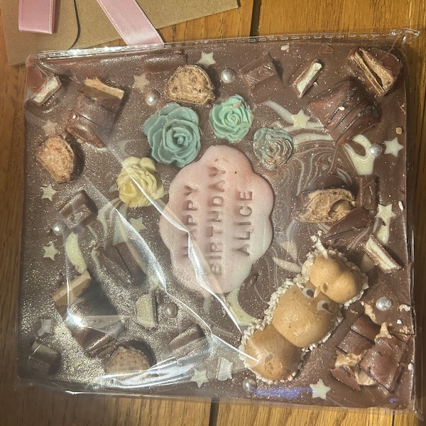 Personalised Birthday Chocolate With a Name a Favourite Treats ...