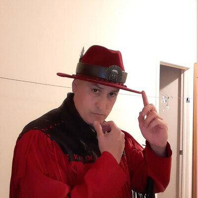 Grey Fedora Hat Navajo Concha Felt Hat One Size Fits All - Etsy