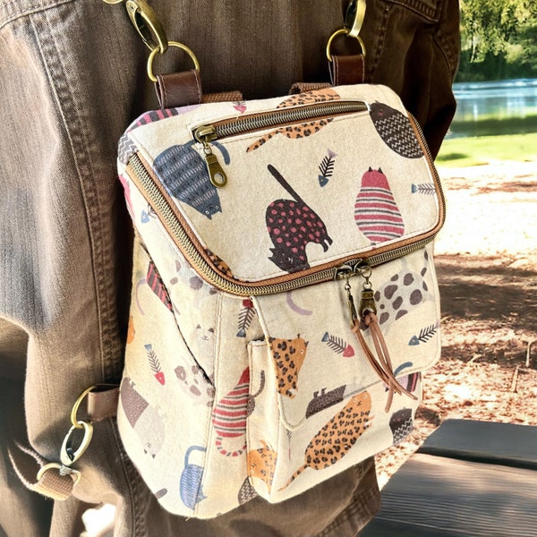 Mona Backpack PDF Sewing Pattern, Small Backpack Pattern - Etsy