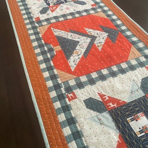 Set of 4 Camping Quilt Block Patterns Mountains Camper | Etsy