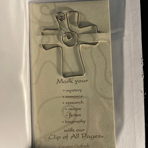 Cross Bookmark, Religious Gift, Simple Inexpensive Teacher Gift ...