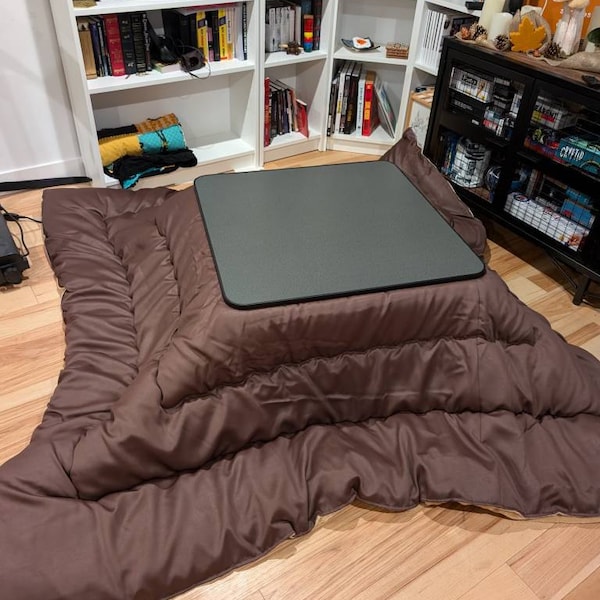 Kotatsu Futon Comforter Premium Cotton Flannel Fluffy Table Square ...