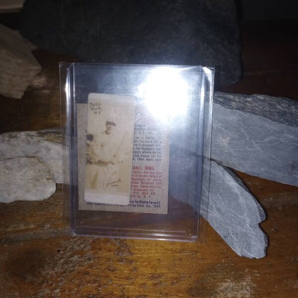 Babe Ruth 1921 American Caramel Series E121 Baseball Card – Hand-aged ...