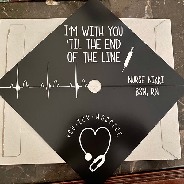 Custom "in Case of Emergency" Graduation Cap Topper, Nursing Graduation ...
