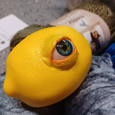 Realistic Life Sized Freaky Fruit All Seeing Lemon by Dead Head Props ...