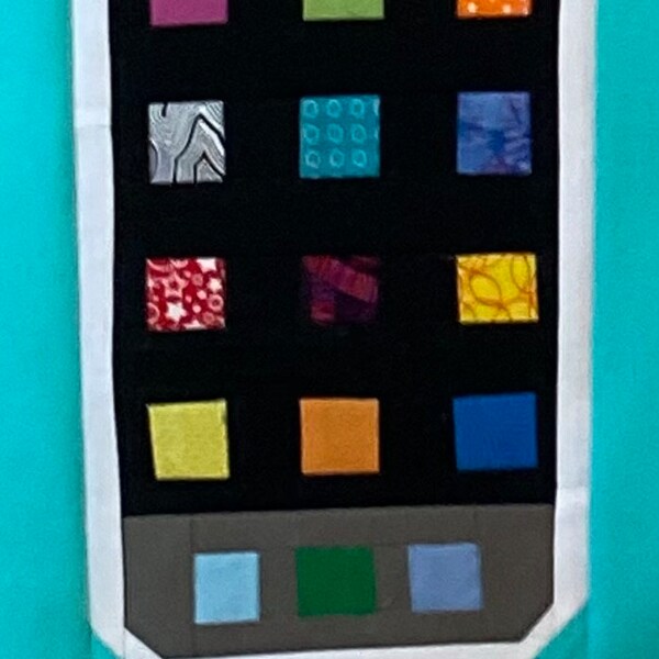 Cell Phone Scrappy Apps Quilt Block PDF Pattern - Includes Instructions ...