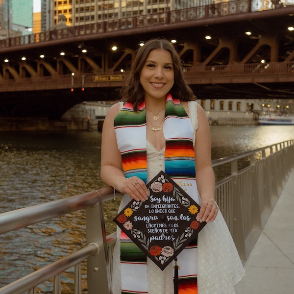 Embroidered Tulip Graduation Cap Topper Graduation Cap Decoration ...