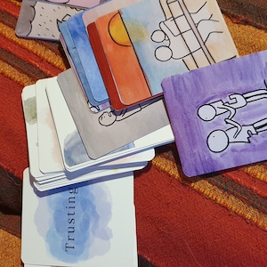 Digital Download,abstract Emotion Cards, Therapy Cards, Counselling ...