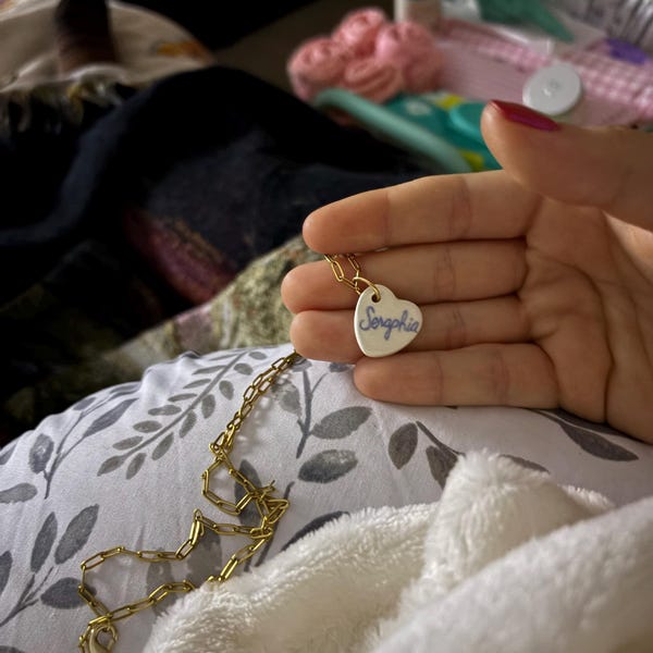 Little Women Ceramic Book Charm Necklace | Book Pendant | Ceramic ...