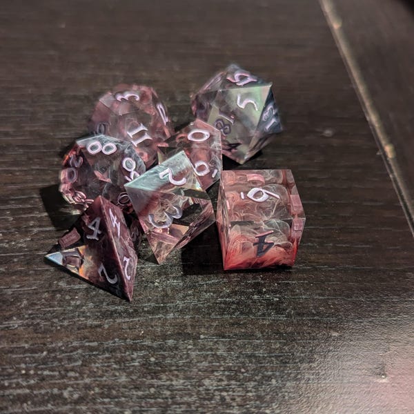Classic Rose Barrel Dice Set, Dungeons & Dragons, Barrel D4 - Etsy