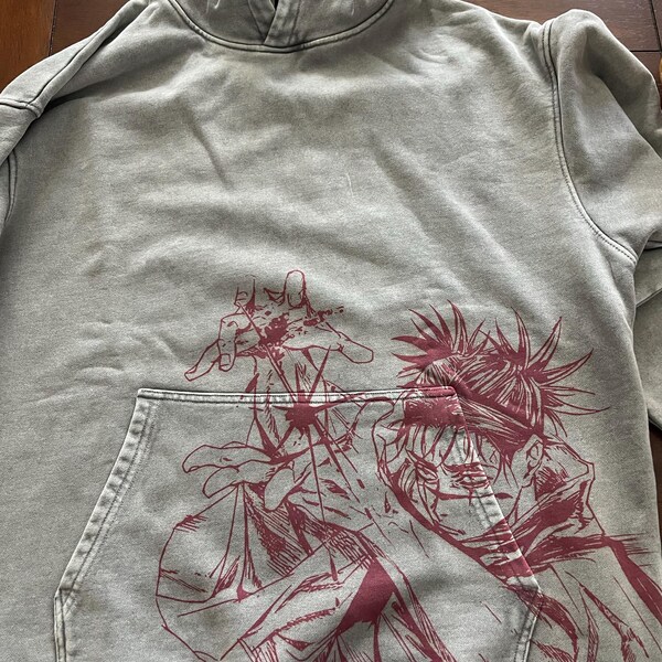 Anime Graphic T-shirt With Jujutsu Kaisen Screen Print (choso) - Anime ...