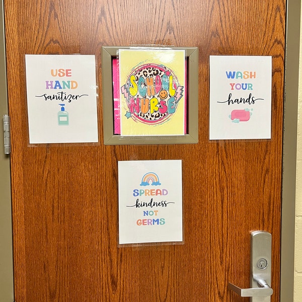 15 School Nurse Decor Office Prints Health Clinic Posters Welcome Room ...