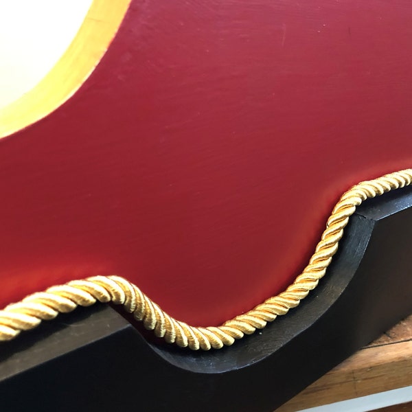 8mm Gold Satin Twist Cord, Gold Decoration Trim (5yards) Gold Cord ...