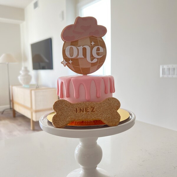 Girl Rodeo Birthday Disco Cowgirl Birthday Cake Topper Rodeo Girl ...