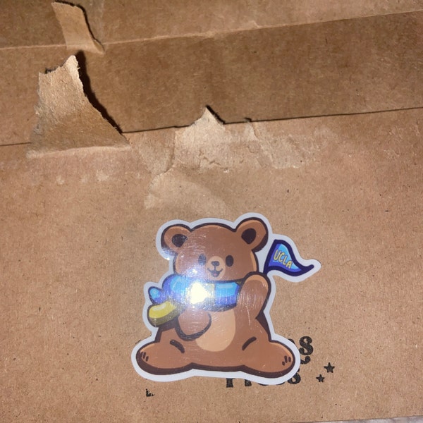 UCLA Bruins Sticker | Waterproof | Die Cut Sticker | College Student ...