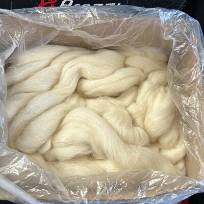 Zwartbles Roving, Black Wool Top, Great for Spinning or Felting ...