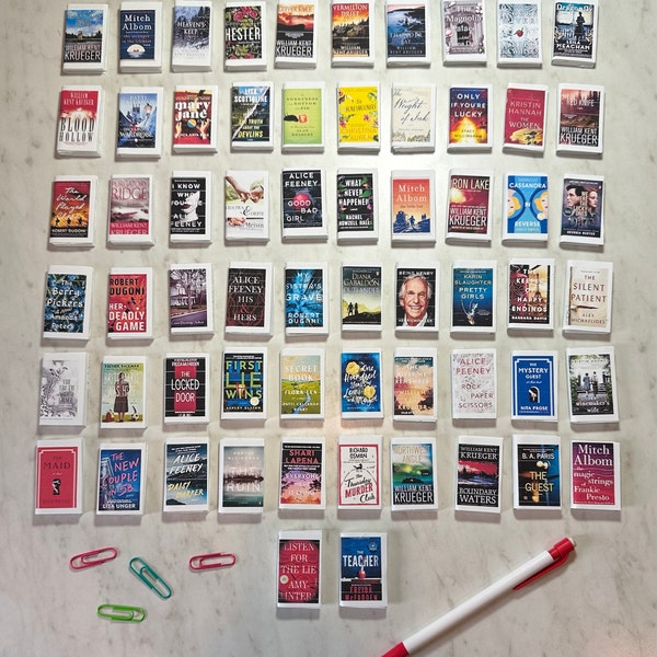 Mini-book Cover Template 1:6 Size Editable Canva File for Book Cover ...