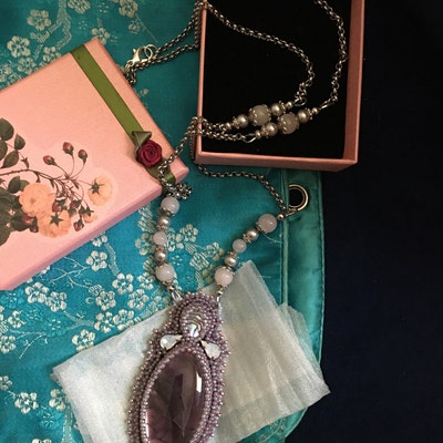 Chocker Handmade With Natural Stone - Etsy