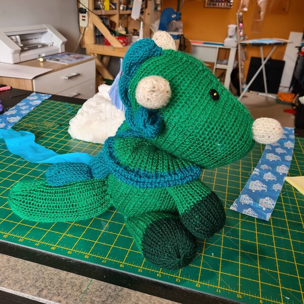Baby Dragon - Circular Knitting Machine Pdf Pattern - Sentro Addi ...