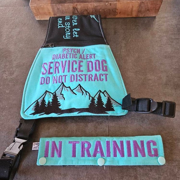 Leash Sleeve or Collar Wrap, Your Text Here, Customizable, Custom ...