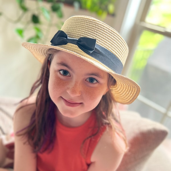 Girls Beach Hat Kids Floppy Beach Hat Child Sun Hat Personalized Girls ...