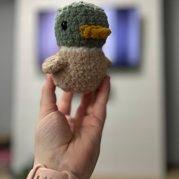 Pocket Duckling Crochet Pattern · Good Luck Duck Amigurumi Tutorial ...