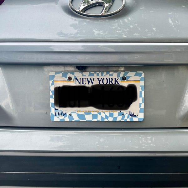 Green Palm Tree License Plate, Cute Car Accessory, Coastal License ...