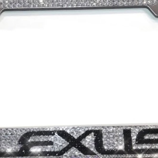 Lexus Crystal Sparkle Auto Bling Rhinestone License Plate Frame With ...