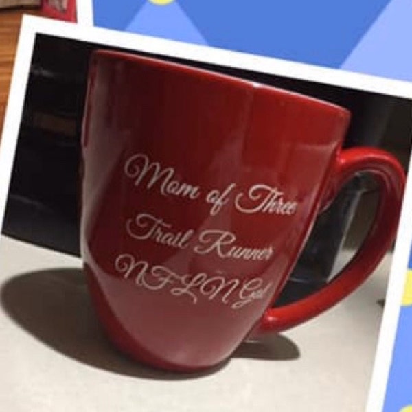 Personalized Engraved Create Your Own Coffee Mug: Large Personalized ...