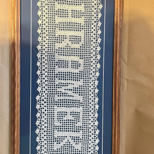 Custom Last Name Doily | Farmhouse Last Name Doily | Made to Order (6 ...