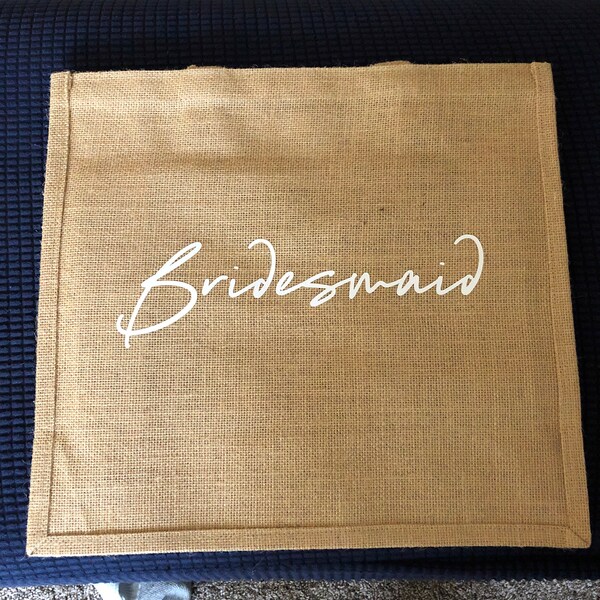 Bridesmaid Tote Bag Set of 5 Set of 6 Set of 7 Set of 8 Set of 9 ...
