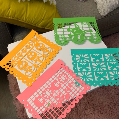 COCO SVG 12 Cutting Files Templates Decorative Flags Paper Cut Papel ...