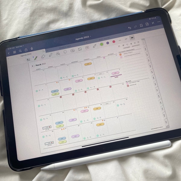 2024-25 Weekly Portrait Digital Planner for Goodnotes, Hyperlinked ...