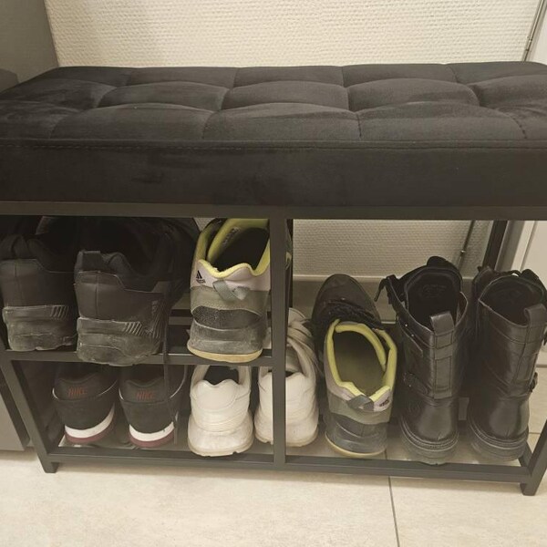 ALI Coffee Table With Shelves, Loft, Metal, Industrial, Steel, Various ...