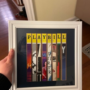 Custom Broadway Playbill Framed Art Collage Personalize It - Etsy