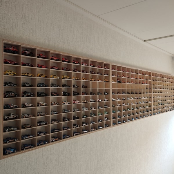 Wall Mounted Car Rack , Toy Car Display Case , Hot Wheels Car Storage ...
