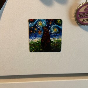 Redbone Coonhound Starry Night Dog Art CANVAS Print by Aja - Etsy