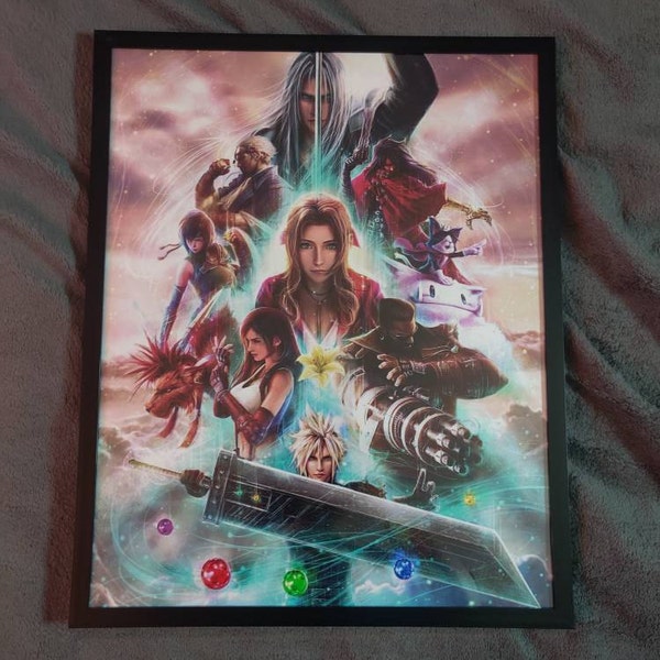 Final Fantasy VII Remake - Limited Edition Fine Art Print -FF7 Poster ...