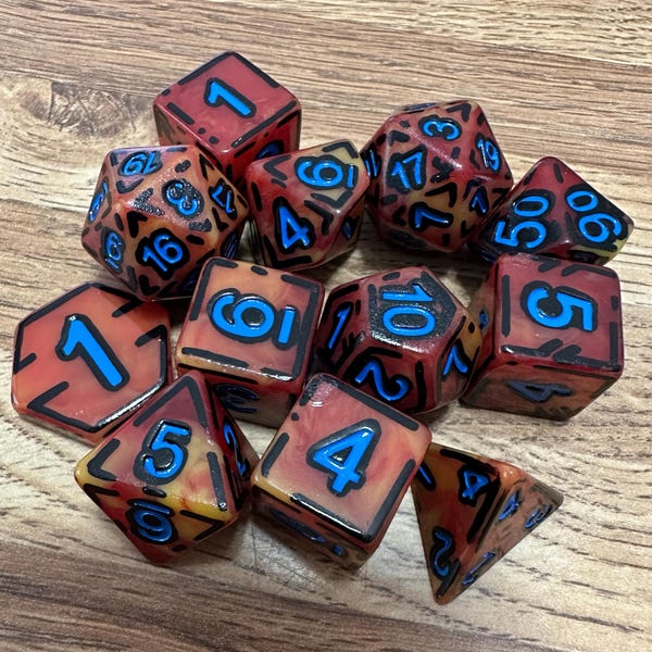Borderlands Inspired Lilith extra Dice Dnd/dungeons and Dragons/rpg ...
