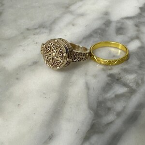Spiral Ring, Hypnotic Ring, Dainty Ring, Gold Plated Brass Ring ...