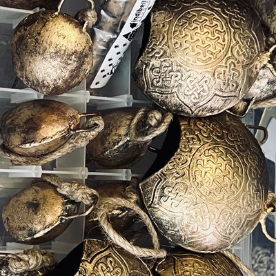 Mini Round Rustic Bells DIY Wind Chimes Door Hanger Garden - Etsy