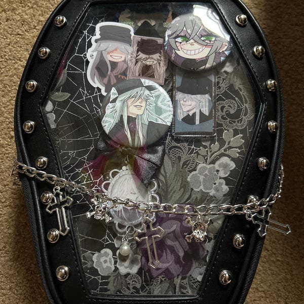 Black Butler Stickers Kuroshitsuji Ciel, Sebastian, Grell, Undertaker ...