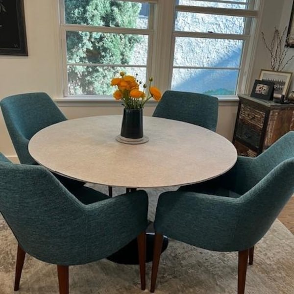 Large Round Pad/ Felt Table Cover/ Customizable Sizing - Etsy