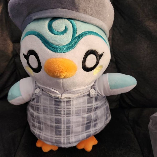 Pingki Penguin Blue Buddy Thigh High Socks - Etsy