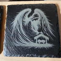 Fallen Angel 1, Slate Engraving, File,coaster Etching, American ...