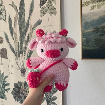 10-in-1 Fruit Cows Crochet Pattern Bundle amigurumi Highland Cow ...