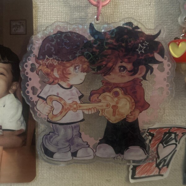 Frank Iero Prorev MCR Acrylic Mirror Keychain Charm - 2.5in - Etsy