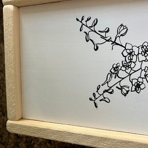 Wildflower Sign Farmhouse Spring Sign Botanical Sign - Etsy